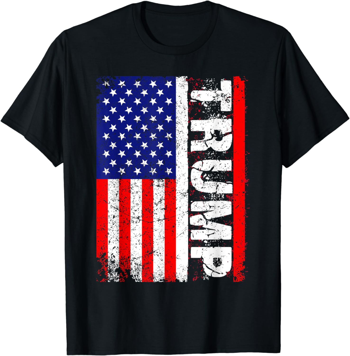 PRESIDENT Donald Trump 2020 Vintage USA Flag T Shirts T-Shirt – Patriot ...