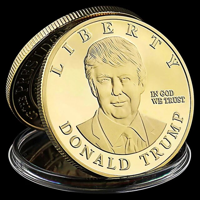 Donald Trump Liberty Souvenir Coin Collectible Gift Collection Art Sta ...